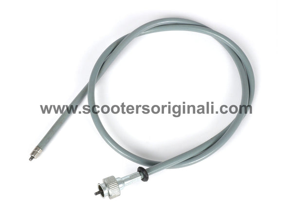 Vespa Speedometer Cable - Complete - P200E / P125X - Gray - BGM PRO – Scooters Originali