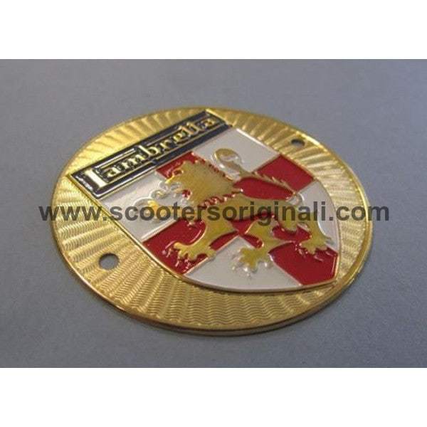 Lambretta Legshield Badge - UK Lambretta Concessionaires Round Badge ...